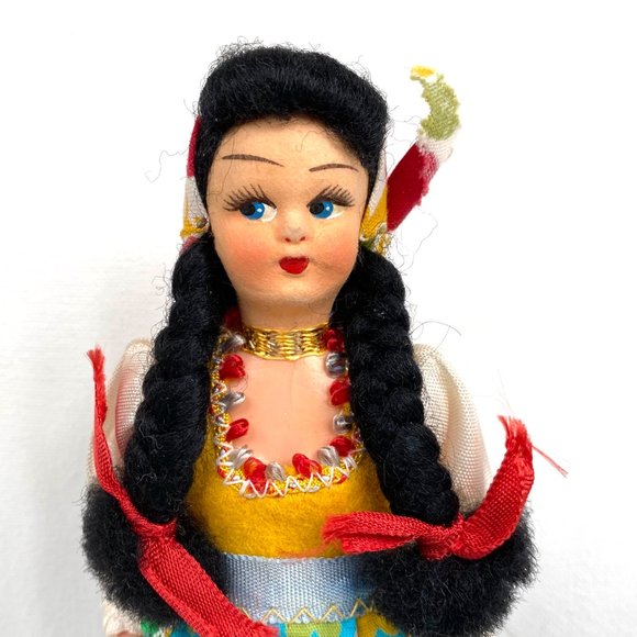 M.C | Accents | Vintage Italian Mc Bonomi Folk Doll Country Girl Ethnic ...